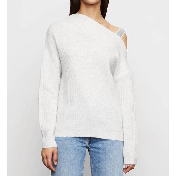 AMANDA MARIA | Sweaters | New Amanda Maria Kiara Ribbed Asymmetrical ...